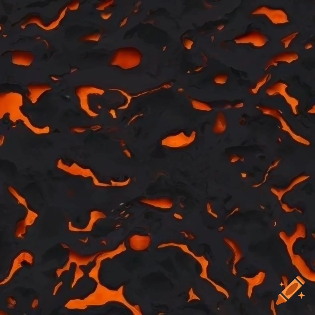 Dark small seamless lava texture on Craiyon