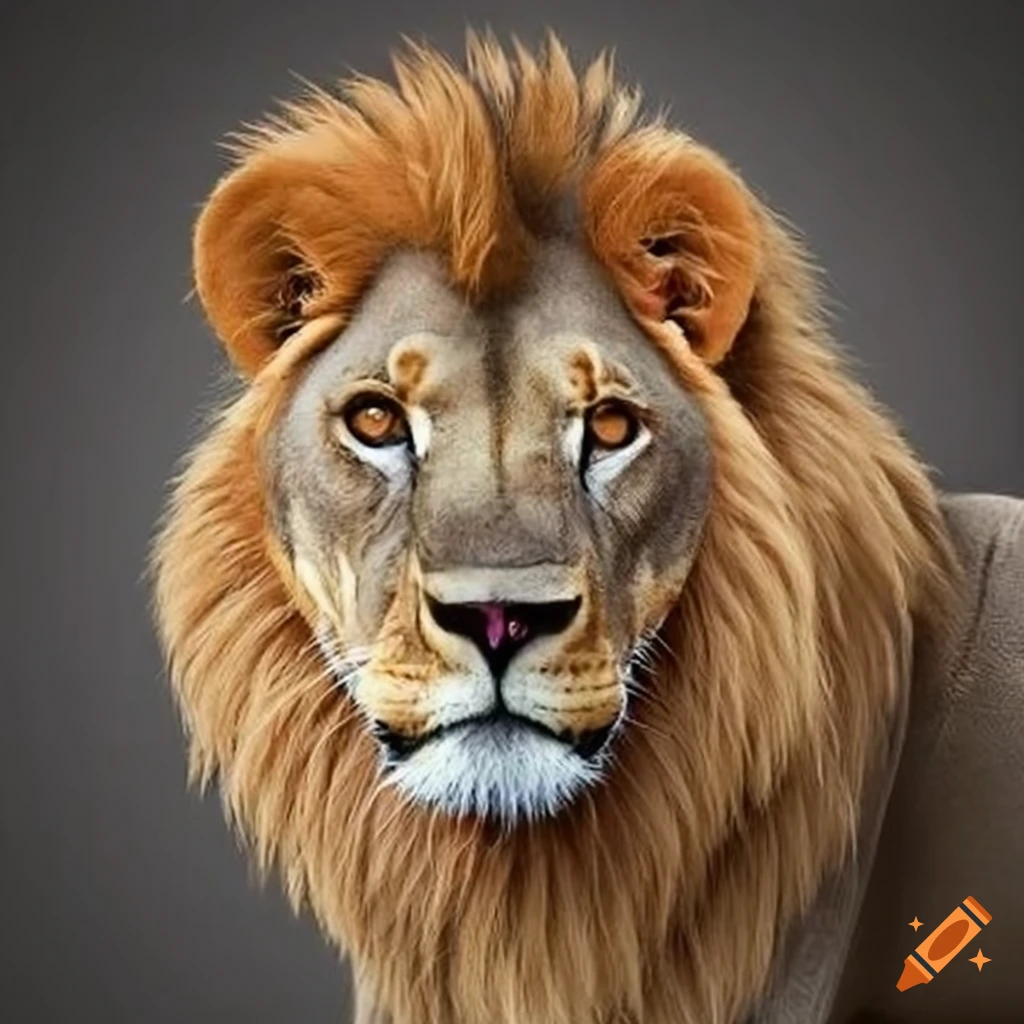 Lion in the landscapes of morocco on Craiyon