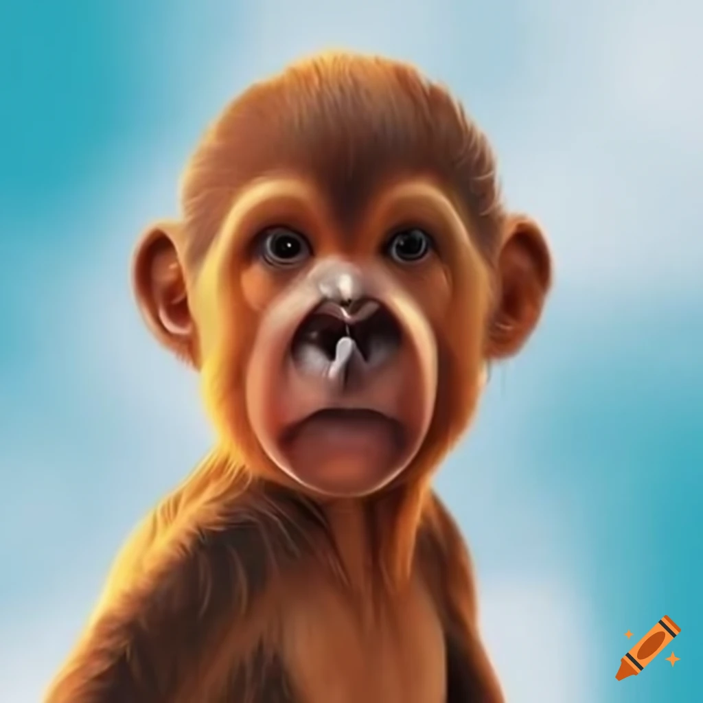 Monkey on Craiyon