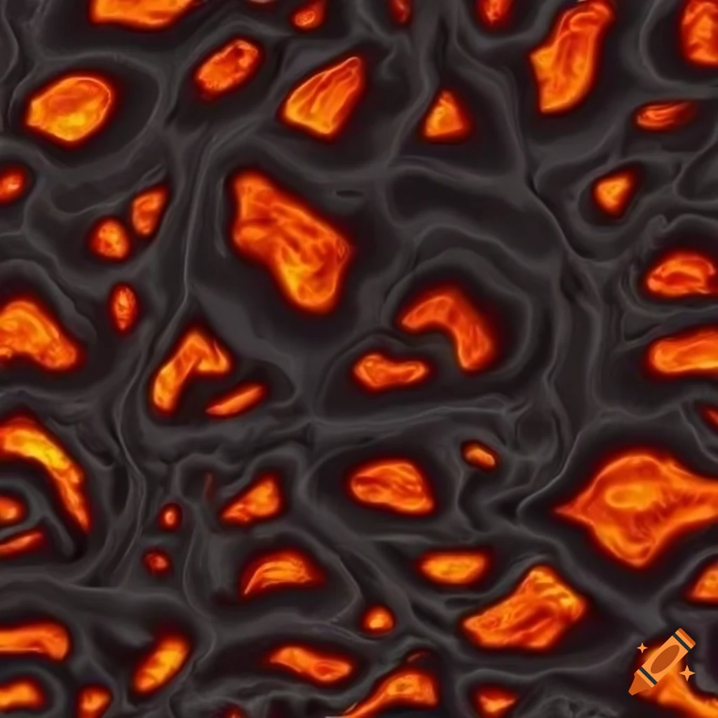 Small lava seamless texture on Craiyon