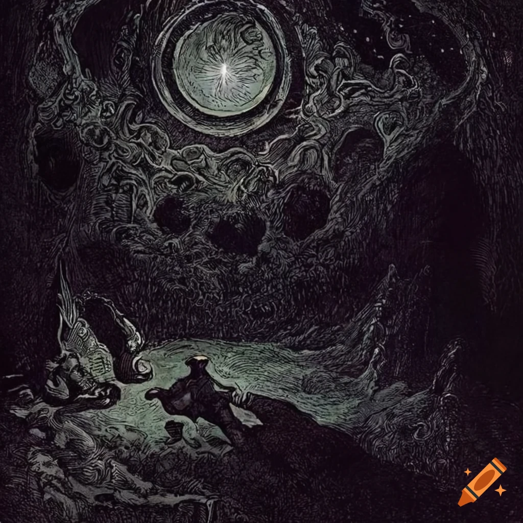 Retrofuturistic reptilian castle in a cosmic landscape inspired by ...