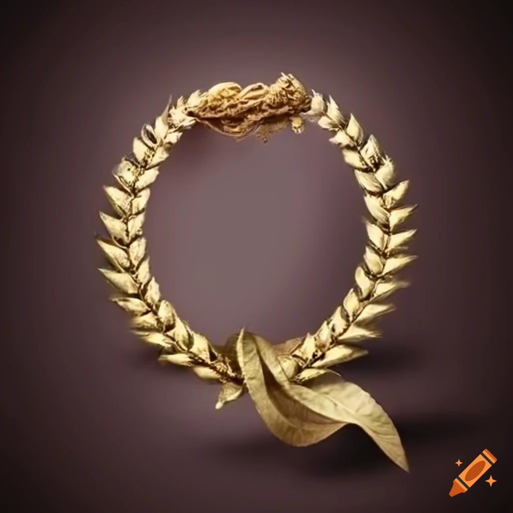 Laurel wreath styled as caesar's crown on Craiyon