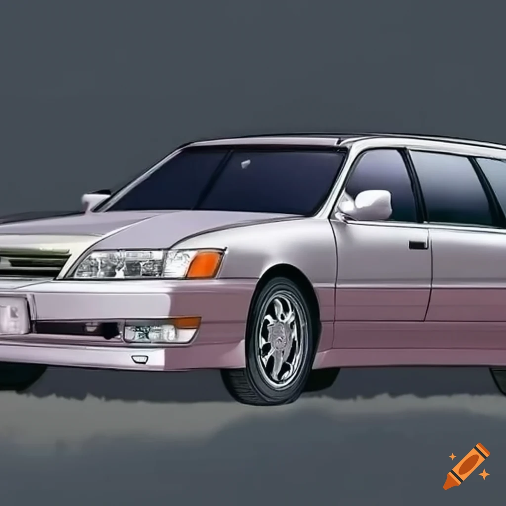 Toyota Chaser GZX90 5-door wagon with Toyota Camry Gracia mix on Craiyon