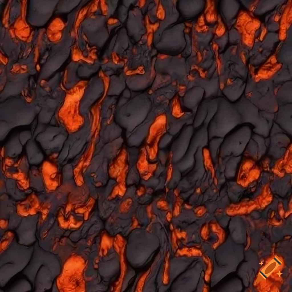 Small lava seamless texture on Craiyon