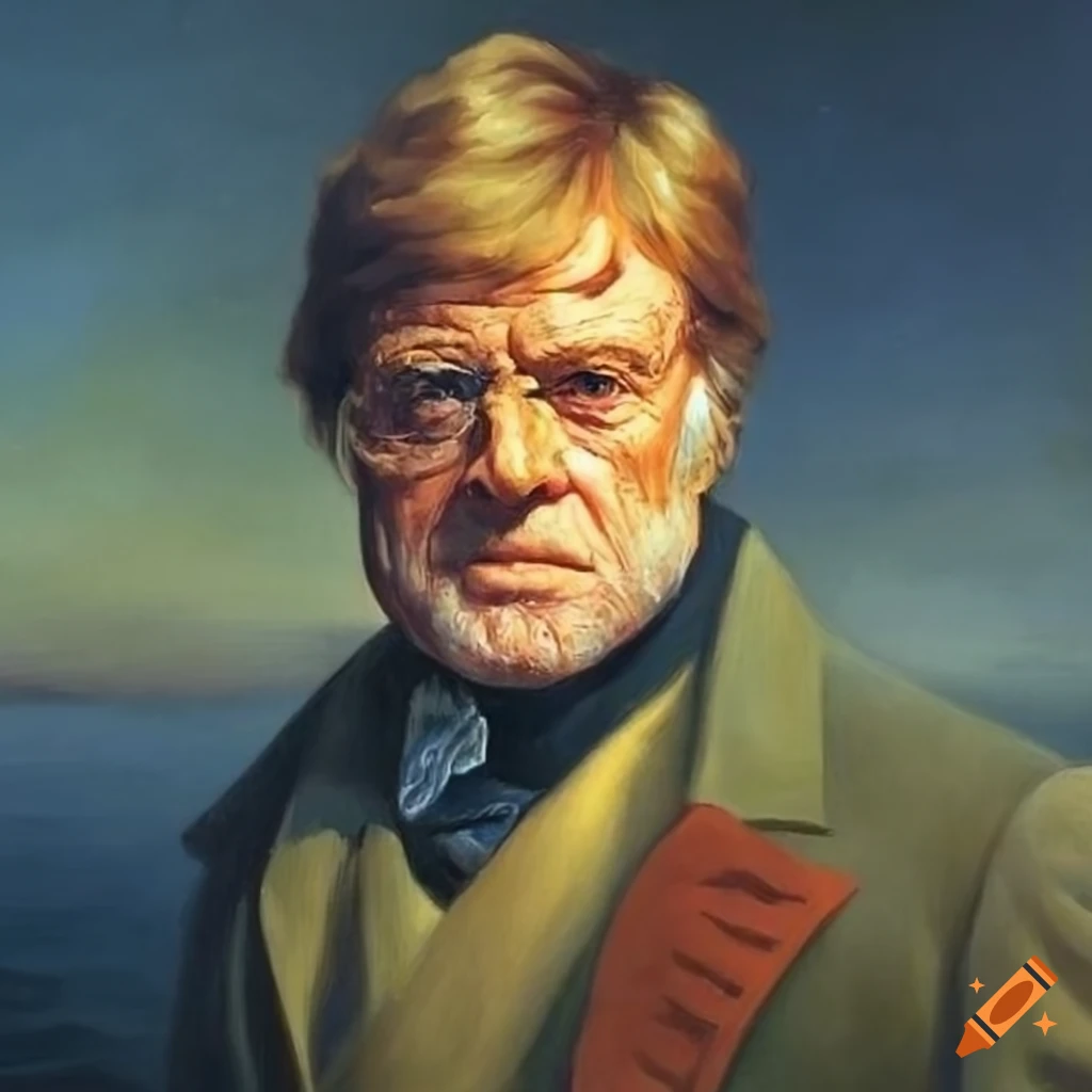 Portrait of Robert Redford by Aivazovsky on Craiyon