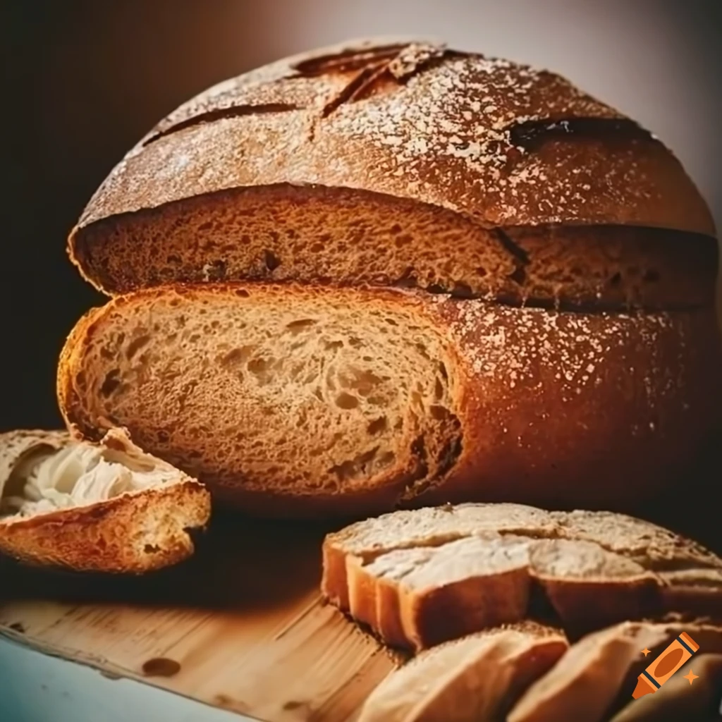 Baker baking bread on Craiyon