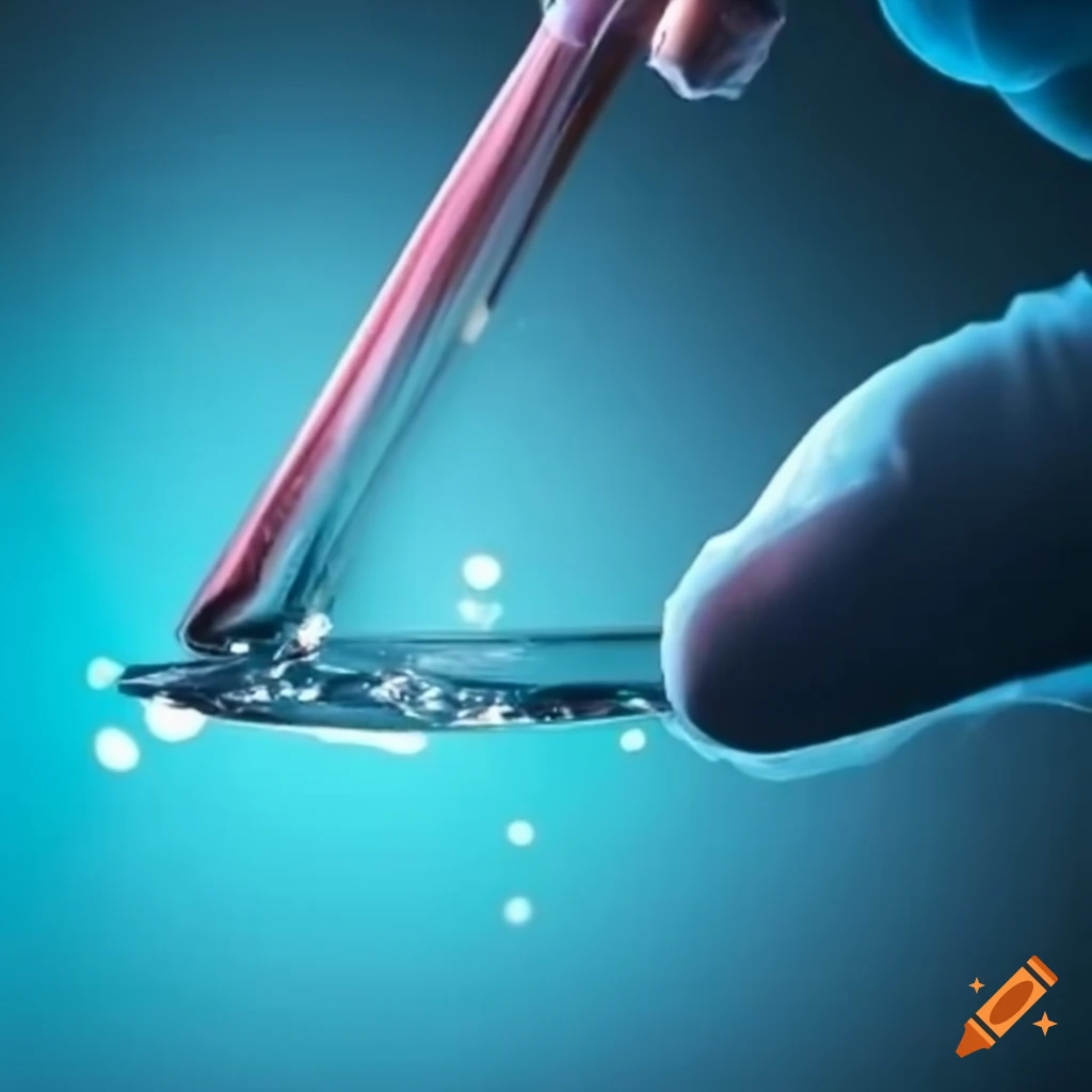 Derrame de líquido en laboratorio farmacéutico on Craiyon