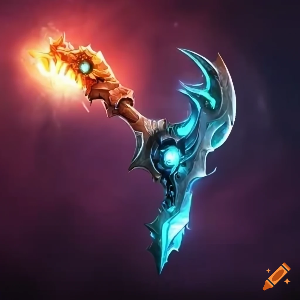 Crystalline weapon on Craiyon