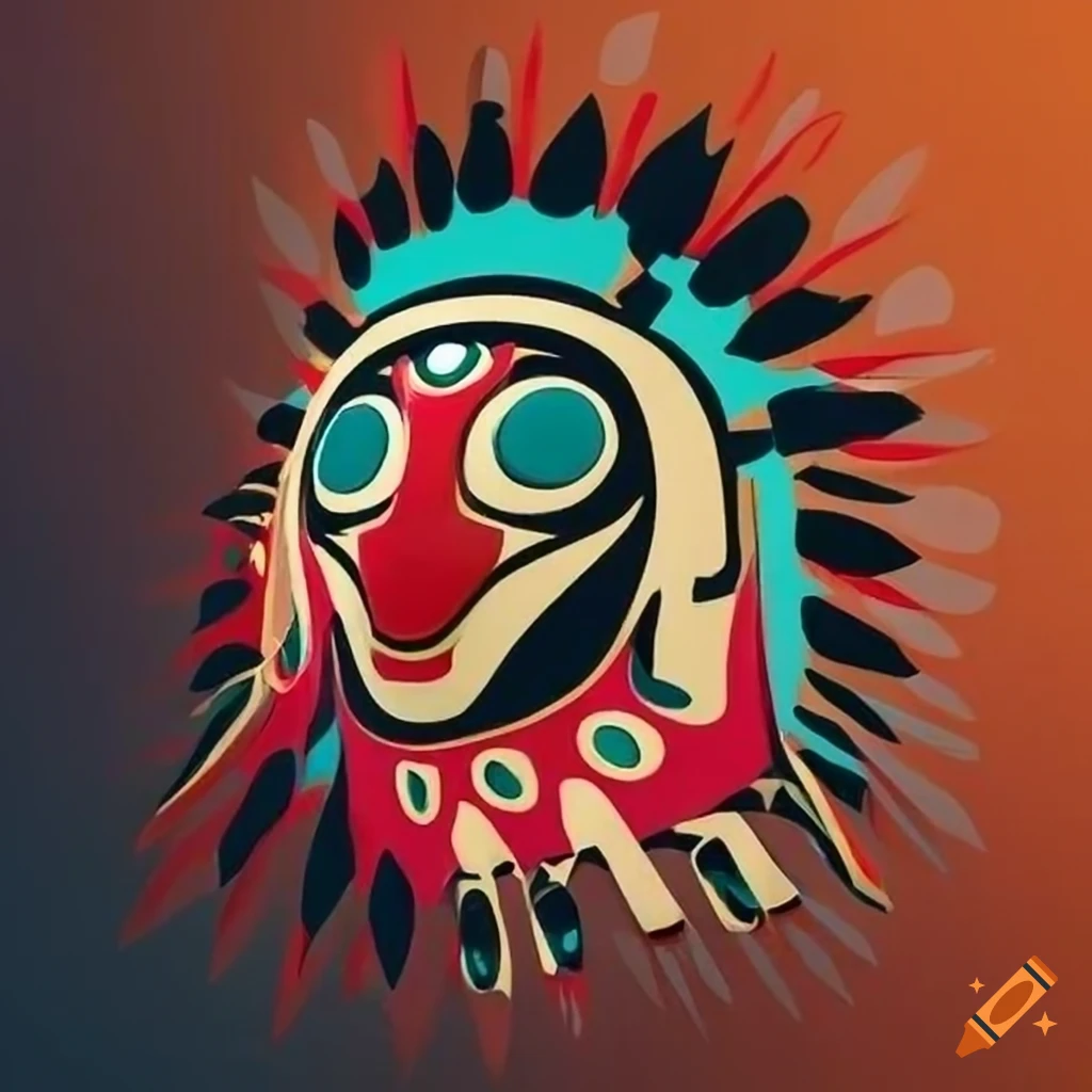 Native art community logo on Craiyon