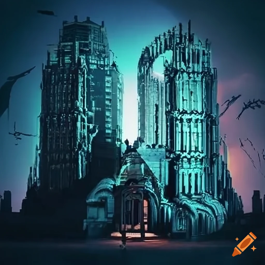 Unique and creative architecture on Craiyon