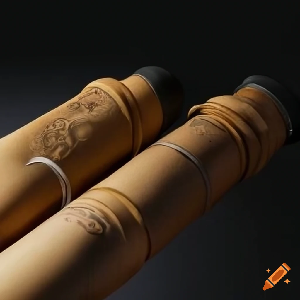 Unrolling biblical scroll on Craiyon