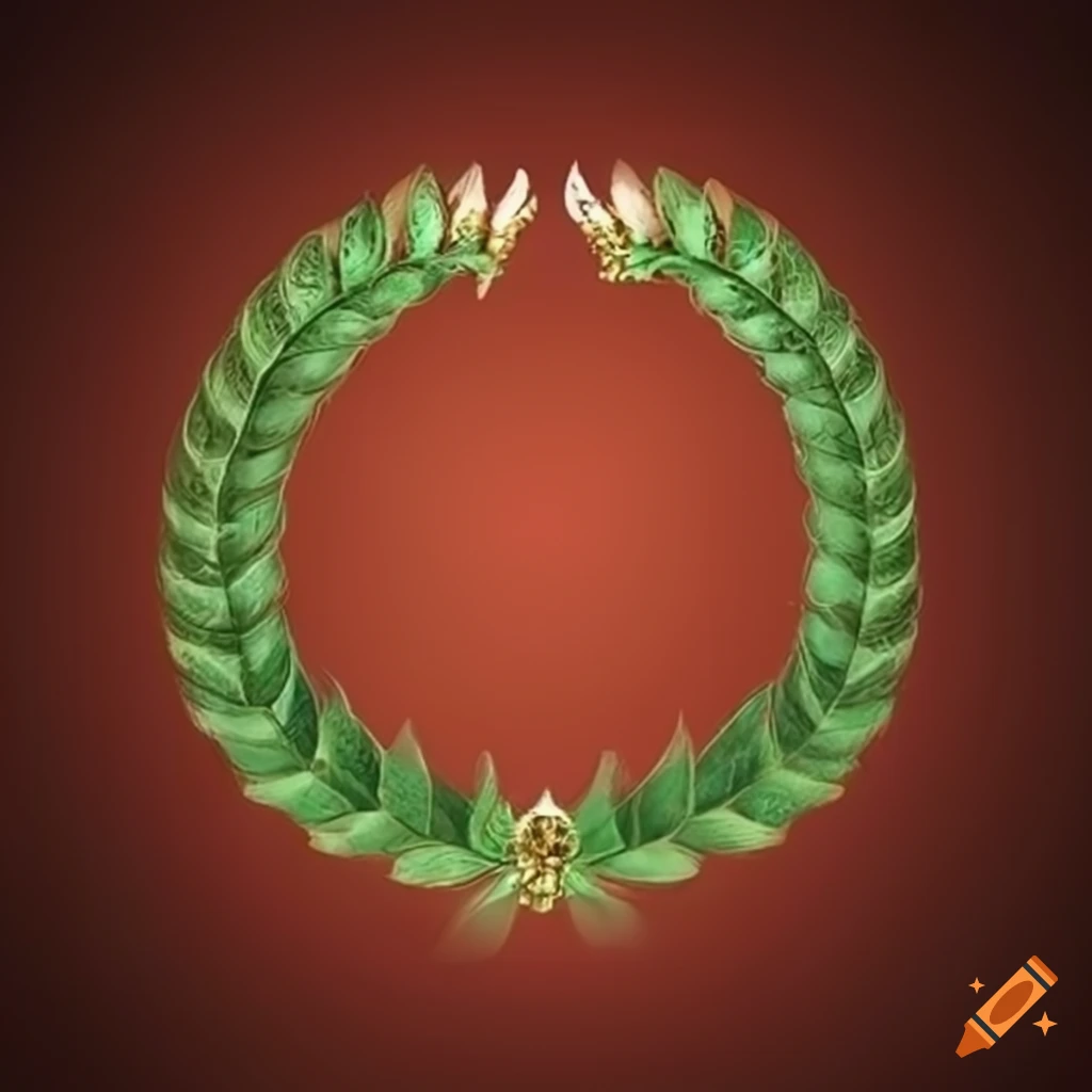 Laurel wreath styled as caesar's crown on Craiyon