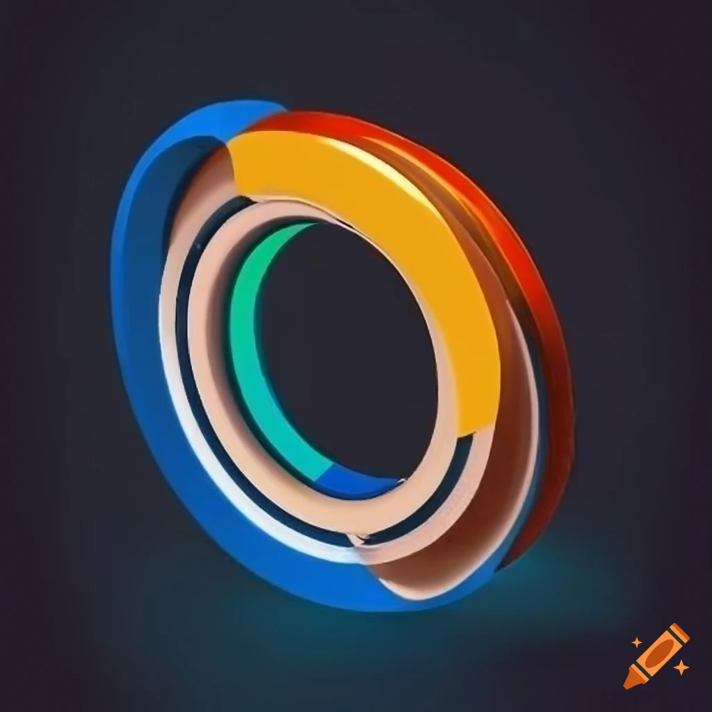 Computer simulation program logo for radial shaft seal on Craiyon