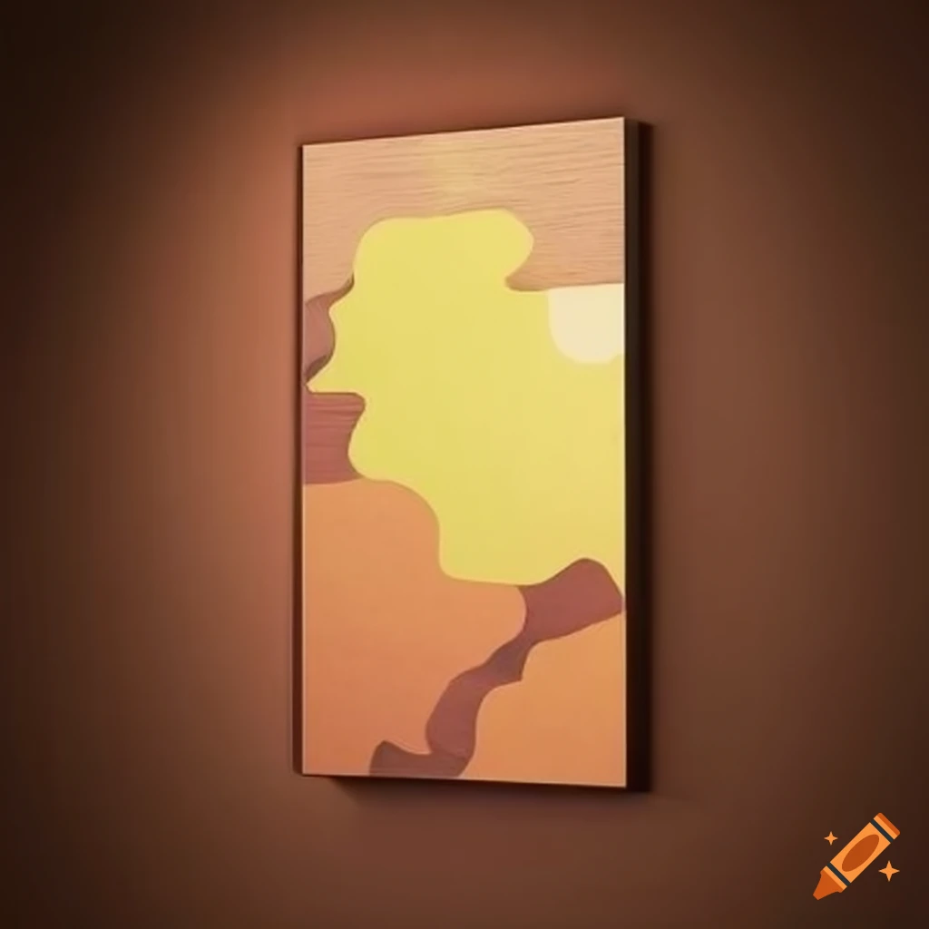 Abstract oak tree artwork created with rectangles on Craiyon