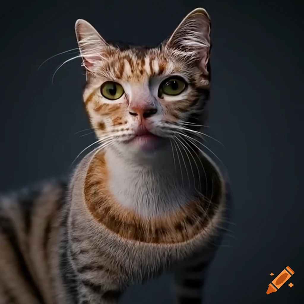 Elliot page transforming into a house cat with stunning cgi on Craiyon