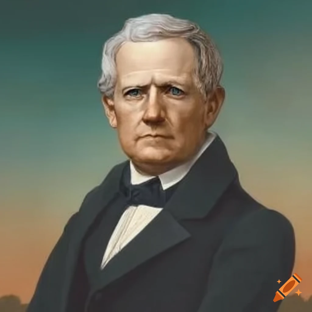 James k. polk, the president of the united states on Craiyon