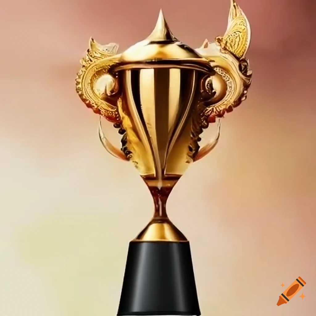 Magnificent trophy symbolizing achievement on Craiyon