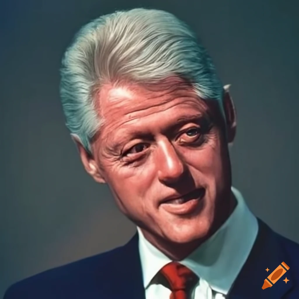 Us president bill clinton on Craiyon