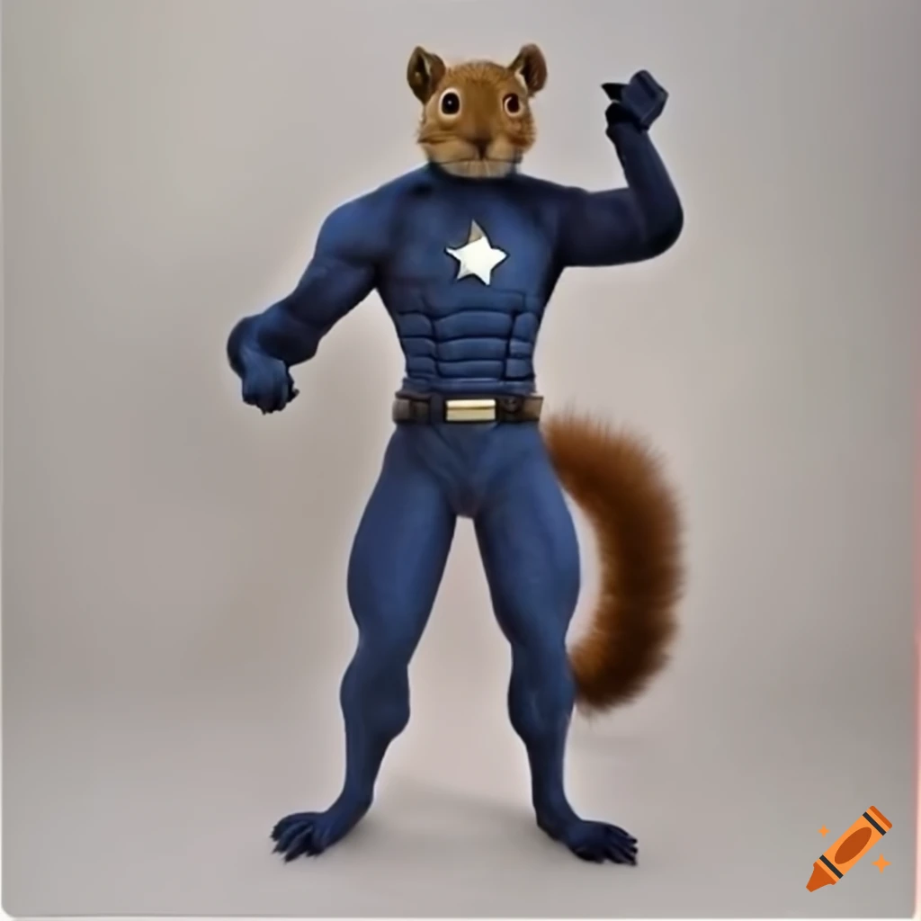 Avengers squirrel on Craiyon