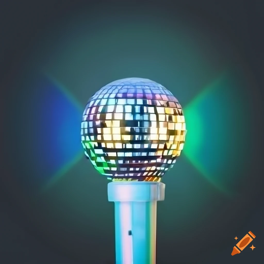 Disco light stick on a club light background on Craiyon