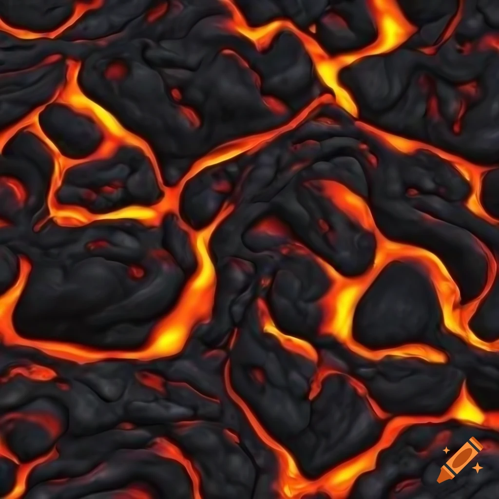 Small seamless lava texture on Craiyon