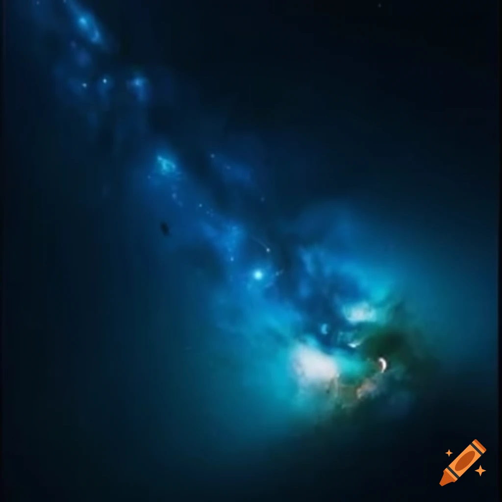 Space setting with detailed rectangular prims spaceships on Craiyon