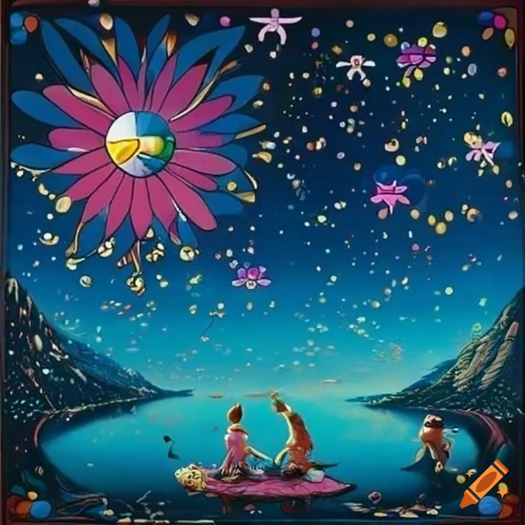 Artwork featuring stars above the sea by various artists on Craiyon