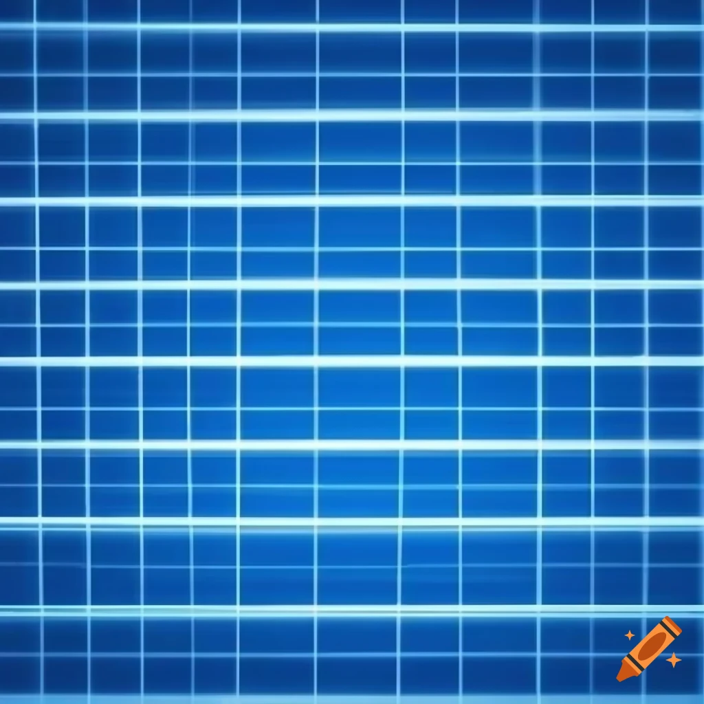 Blue background with white grid on Craiyon