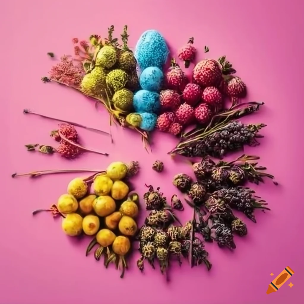 Interior of the store 'Berry for me' with taiga berries and herb face ...