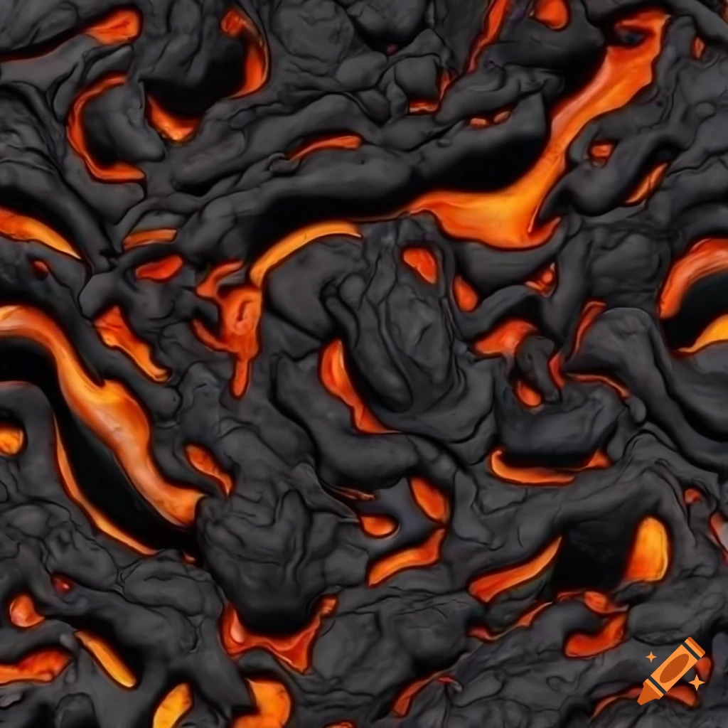 Small seamless lava texture on Craiyon