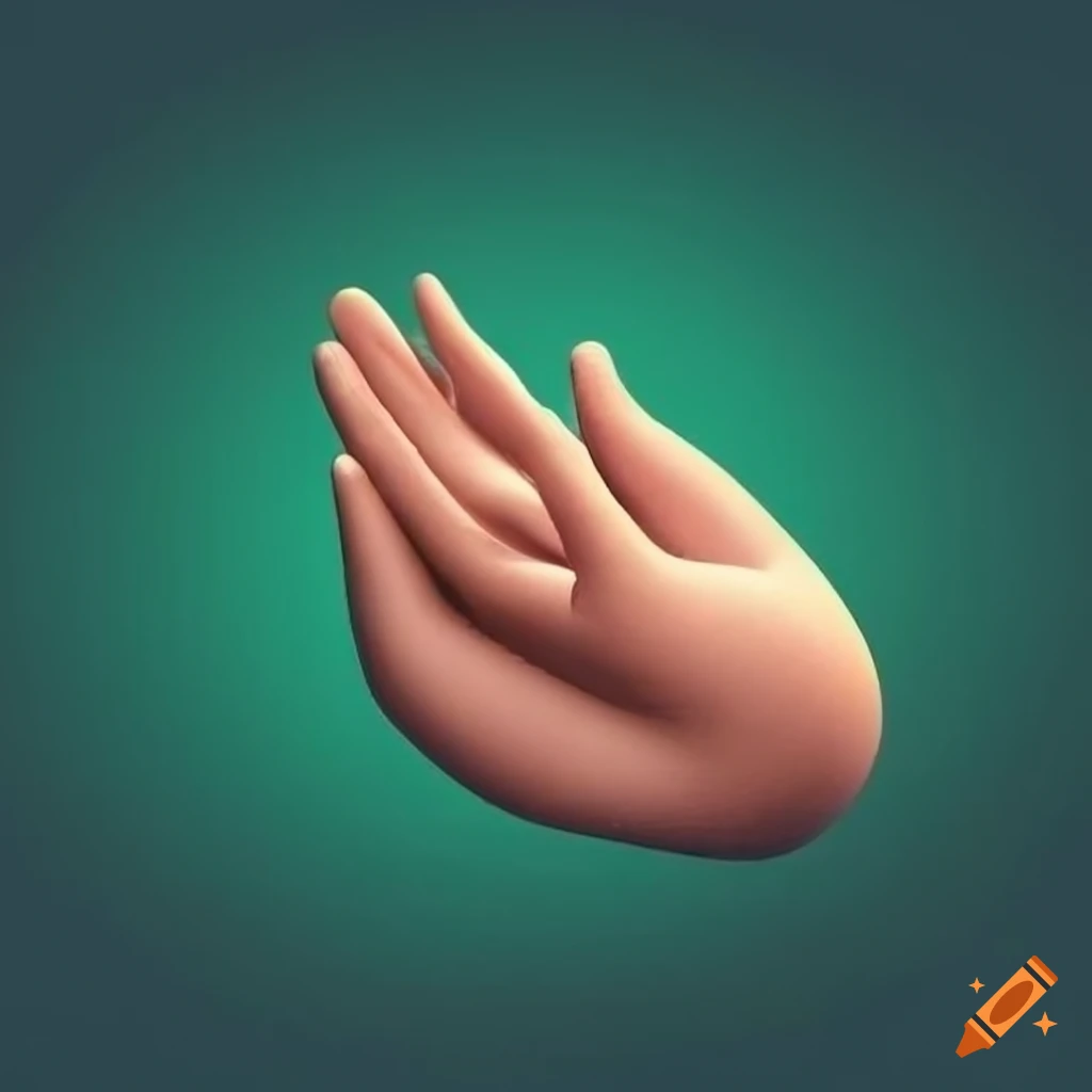 Prayer hands on Craiyon