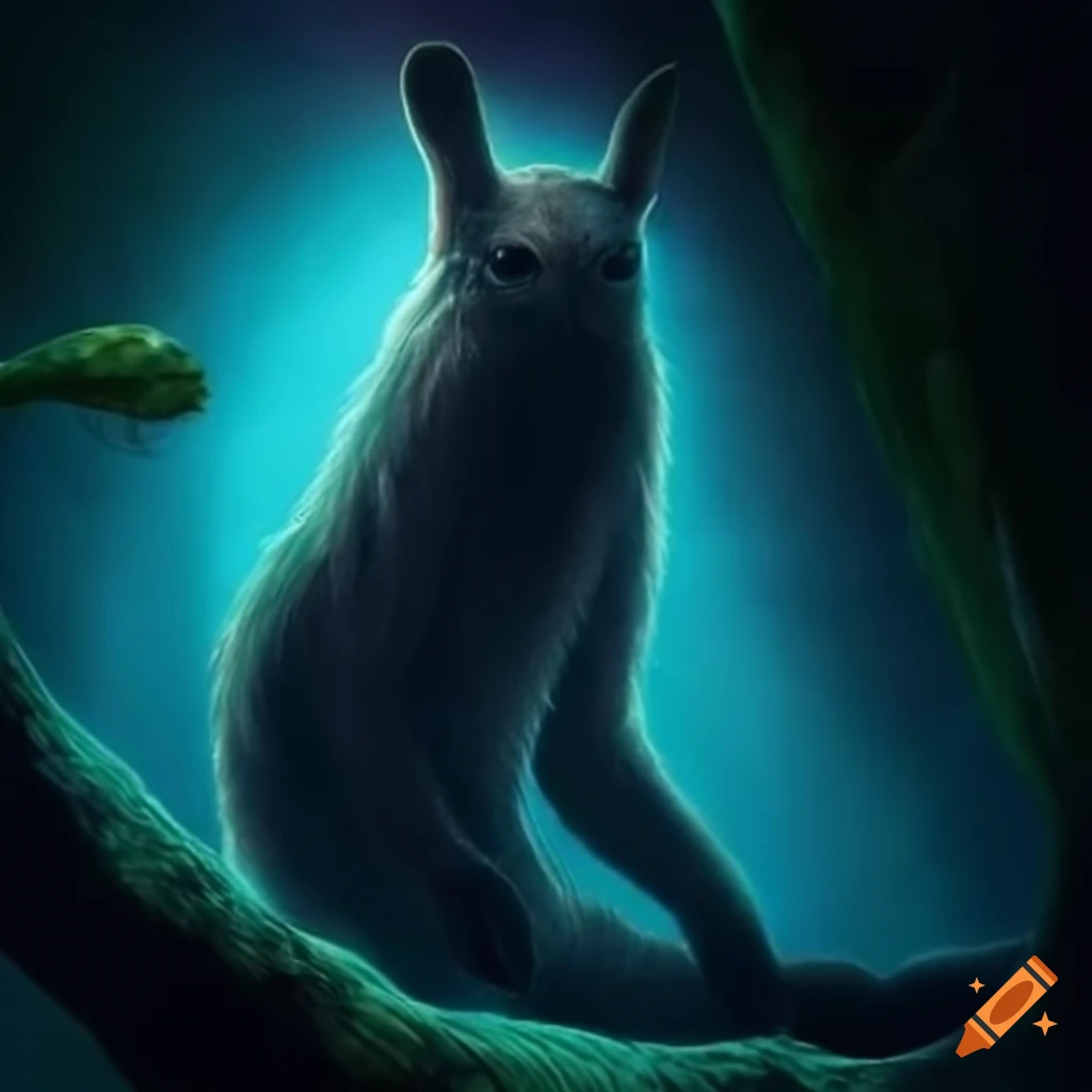 Pretty and mysterious creature on Craiyon