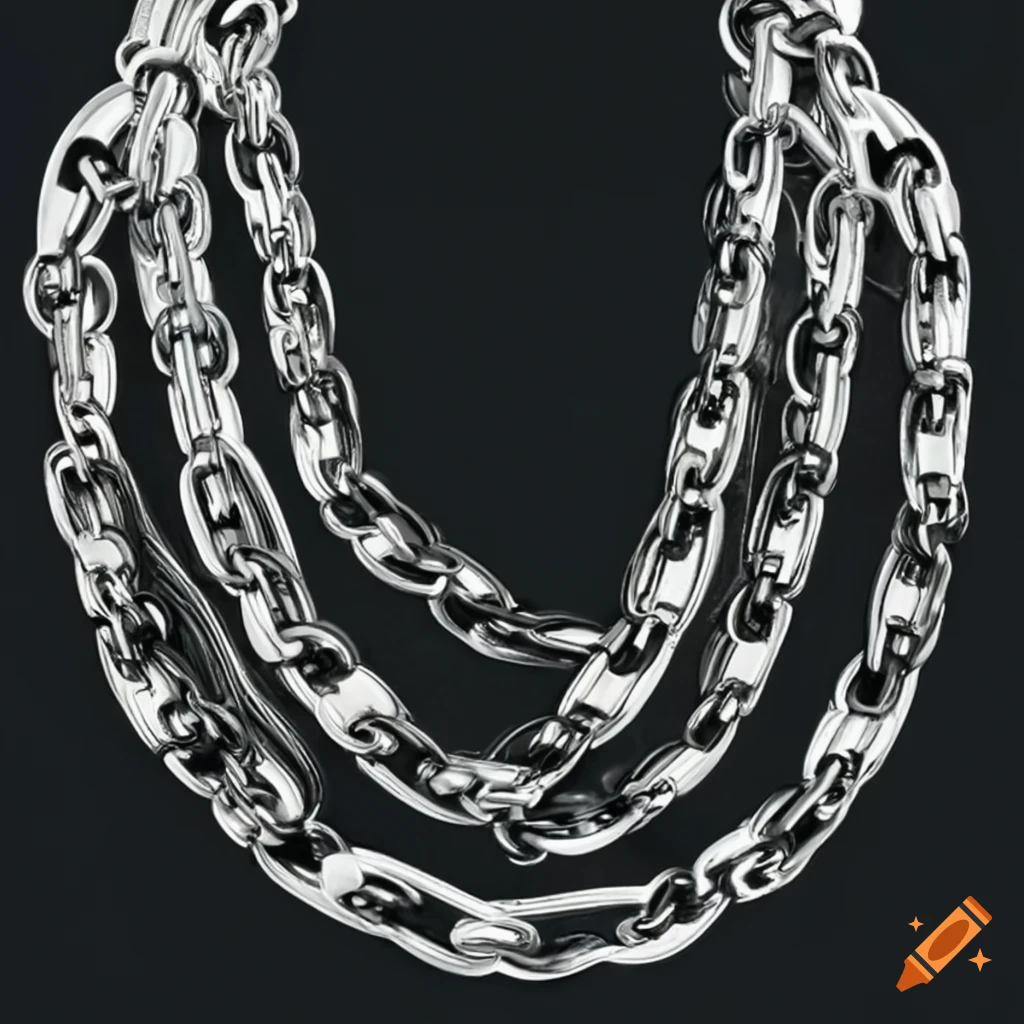 Futuristic chain with modern designs on Craiyon