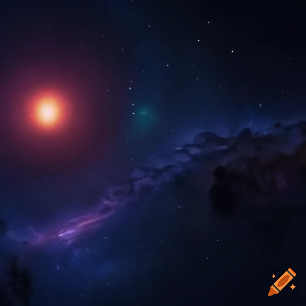 Cosmic space on Craiyon