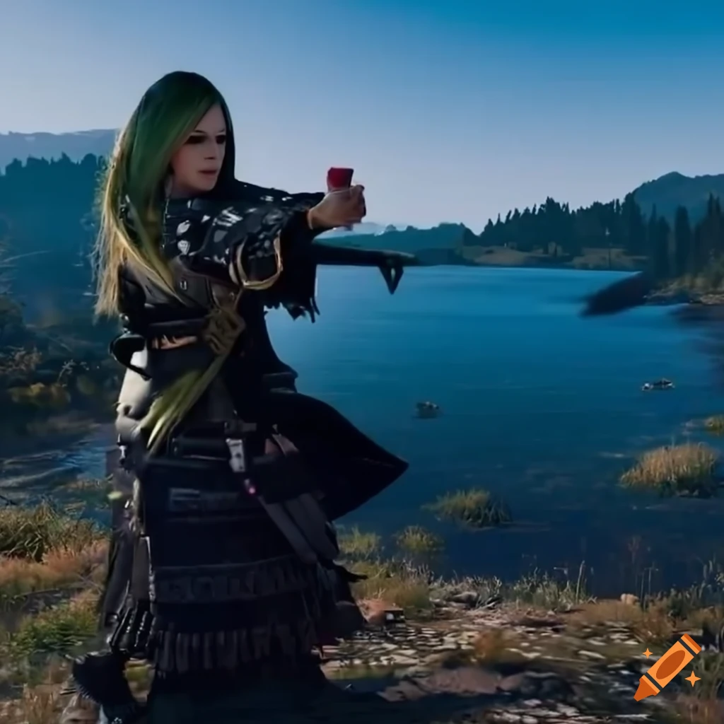 Avril Lavigne in Ghost of Tsushima 8k ultra detailed high definition on ...
