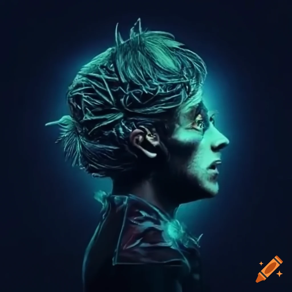 Conceptual depiction of intrusive thoughts on Craiyon