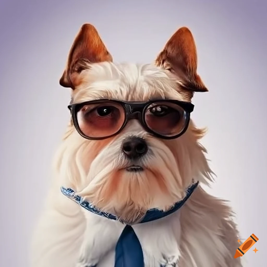 Spy dog maltese breed on Craiyon