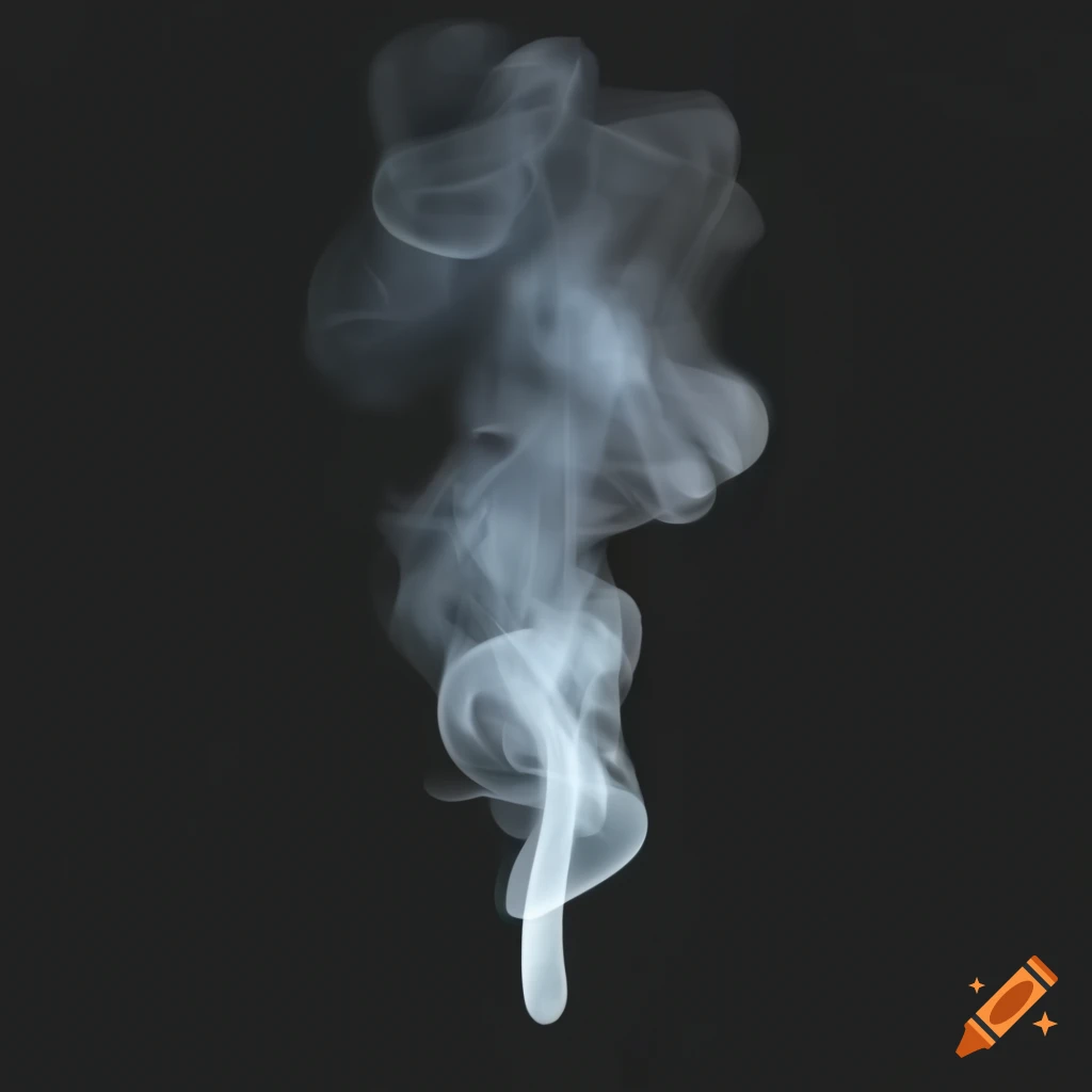 Photorealistic smoke on blank background on Craiyon