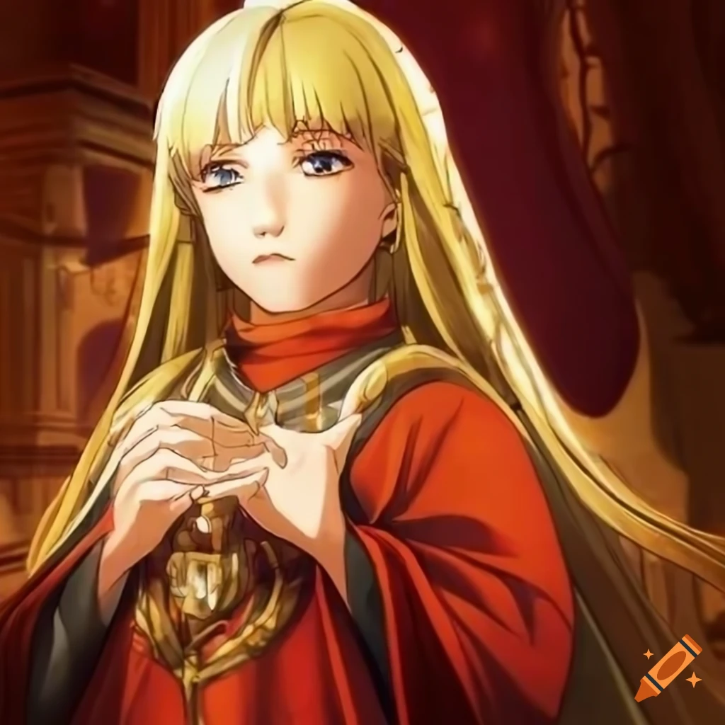 Anime depiction of saint catherine of sienne on Craiyon