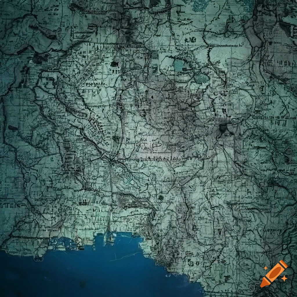 Satellite map of chernobyl on Craiyon