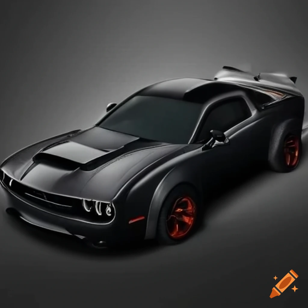 Hellcat car on Craiyon