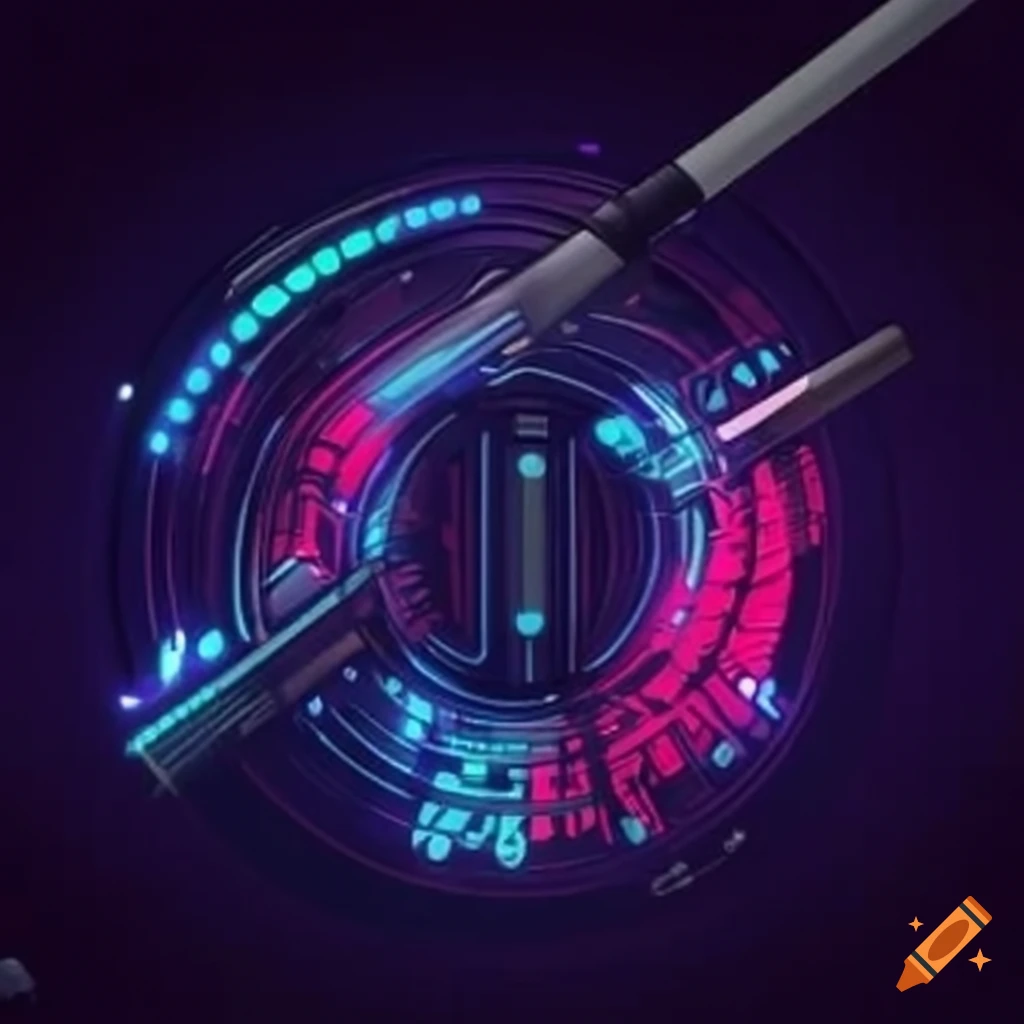 Modern futuristic katana sword design on Craiyon