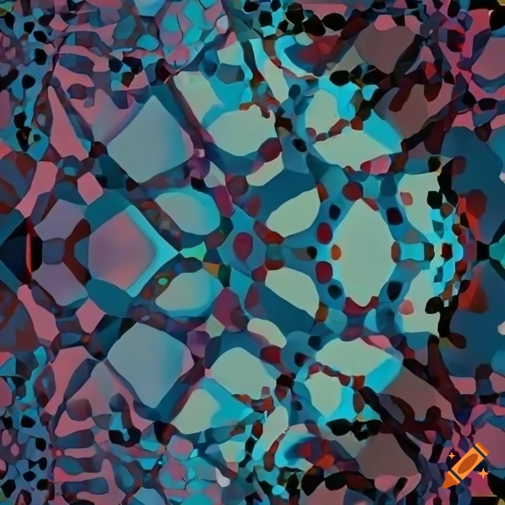 Voronoi tessellation pattern on Craiyon