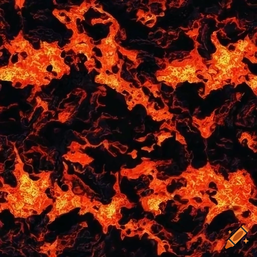 Lava seamless texture on Craiyon