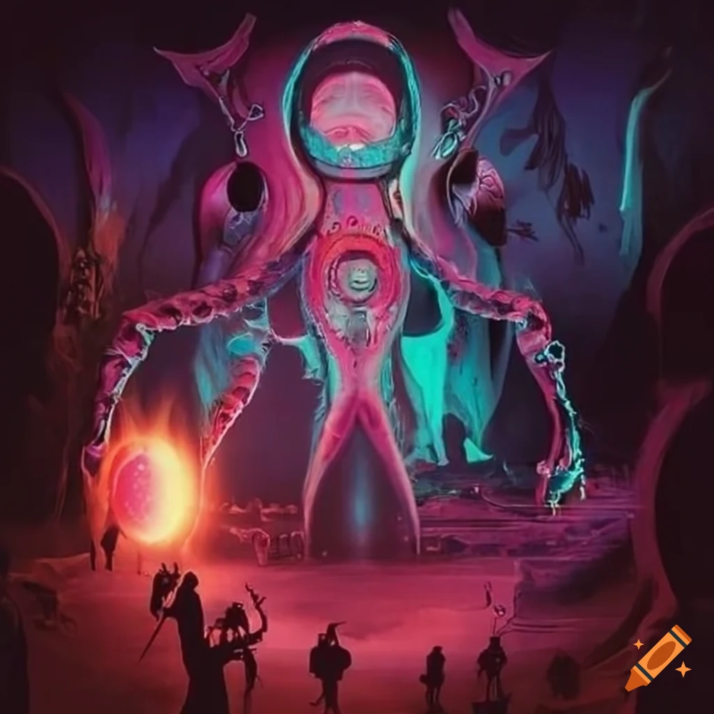 The space tribe on Craiyon