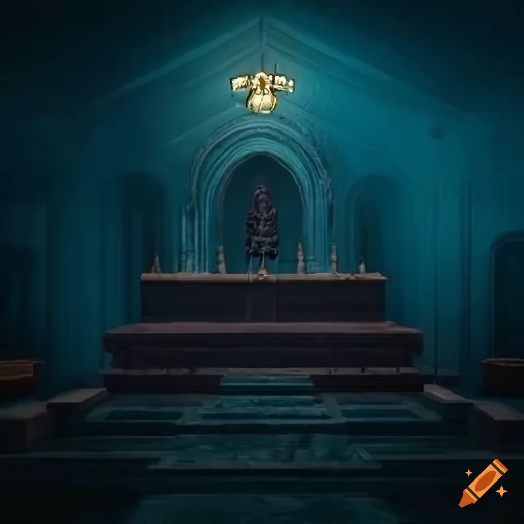 Reconstruction of an altar of sacrifices in the style of the Old ...