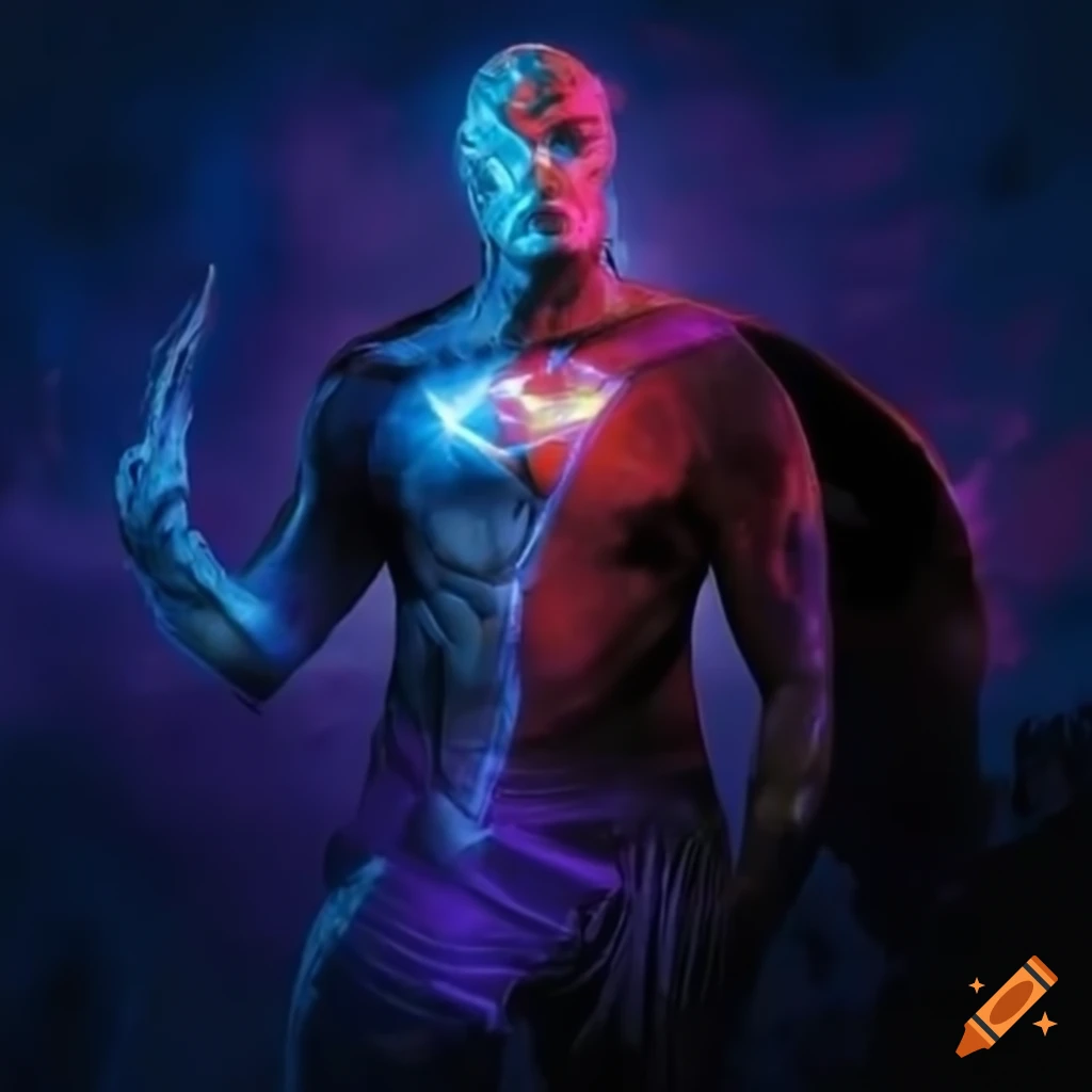 Superhero representation of the element lithium on Craiyon