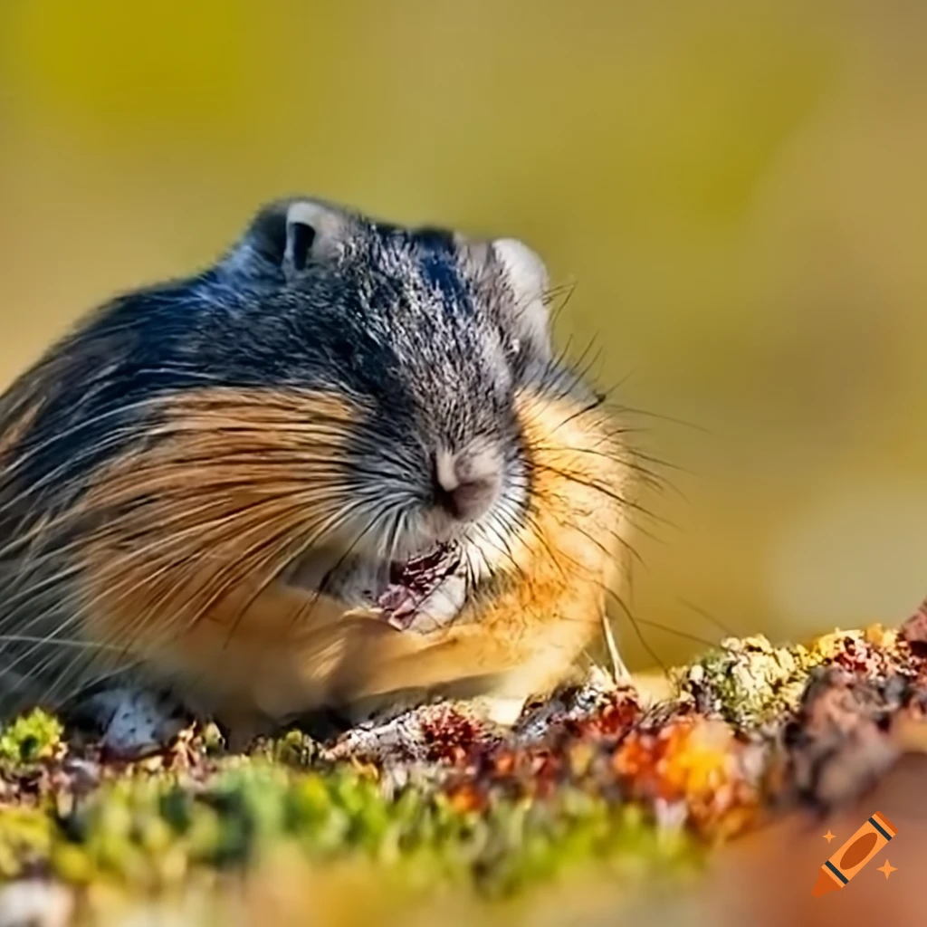 Lemming in the tundra on Craiyon