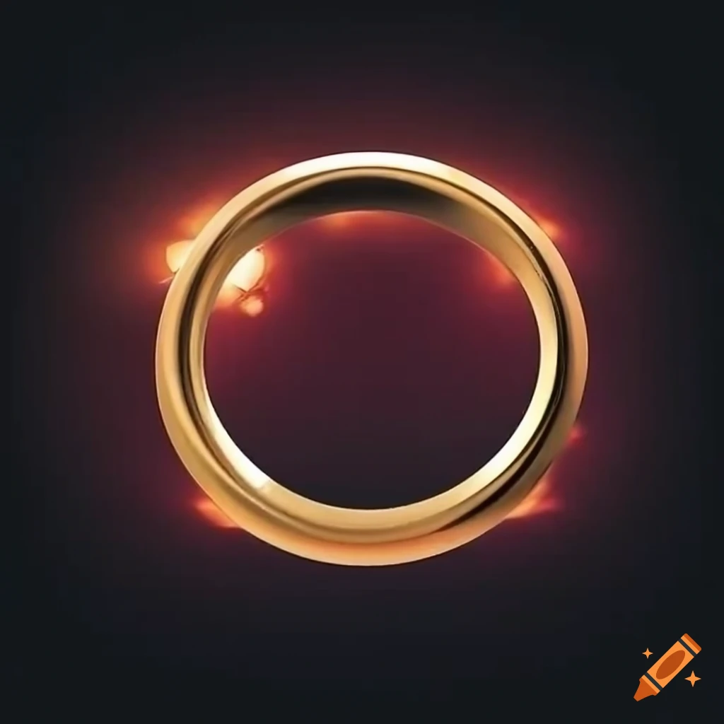 Wedding rings at sunset on Craiyon