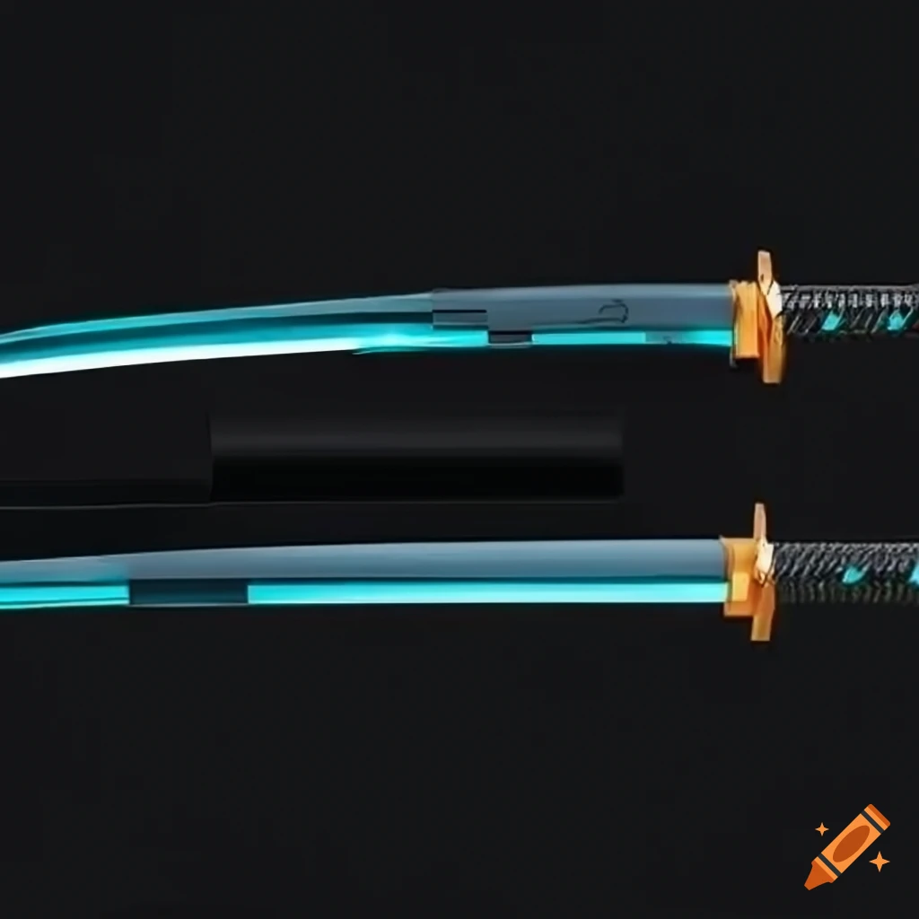 Technological katana with futuristic design on Craiyon